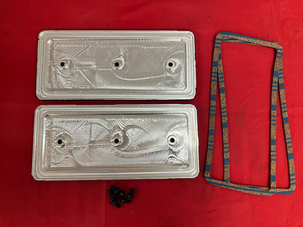 Side covers 292 NESI POWER POLISHED Inline 6 Chevy CNC Billet machined ...